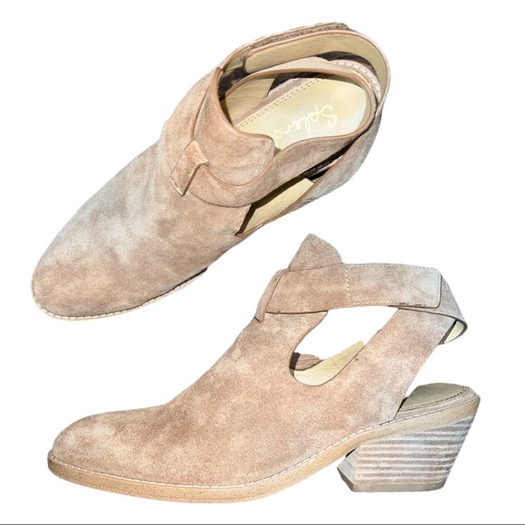 Splendid | Shoes | Splendid Suede Open Back Boots | Poshmark